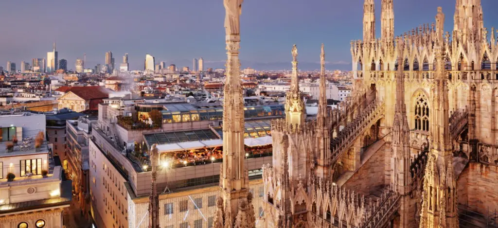 Milan City Wallpaper Golden Duomo Di Milano Wallpaper Mural By Magic